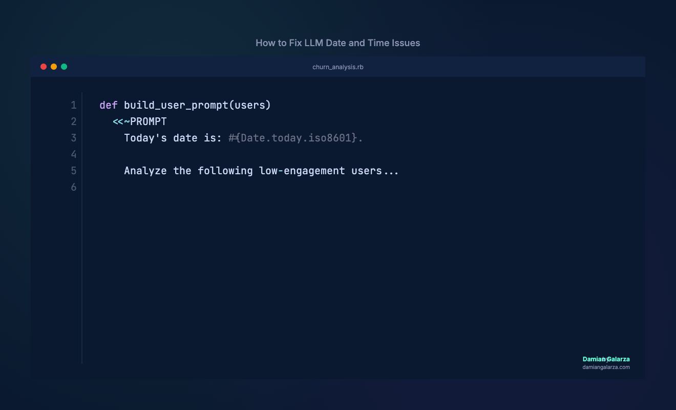 How to Fix LLM Date and Time Issues in Production